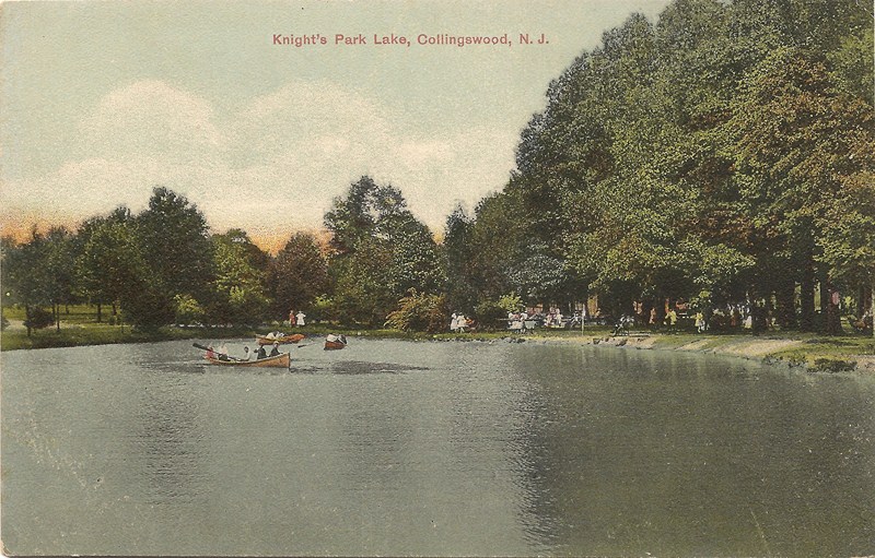 Knight’s Park Lake, Collingswood, NJ [800×511] – Historical Society of ...