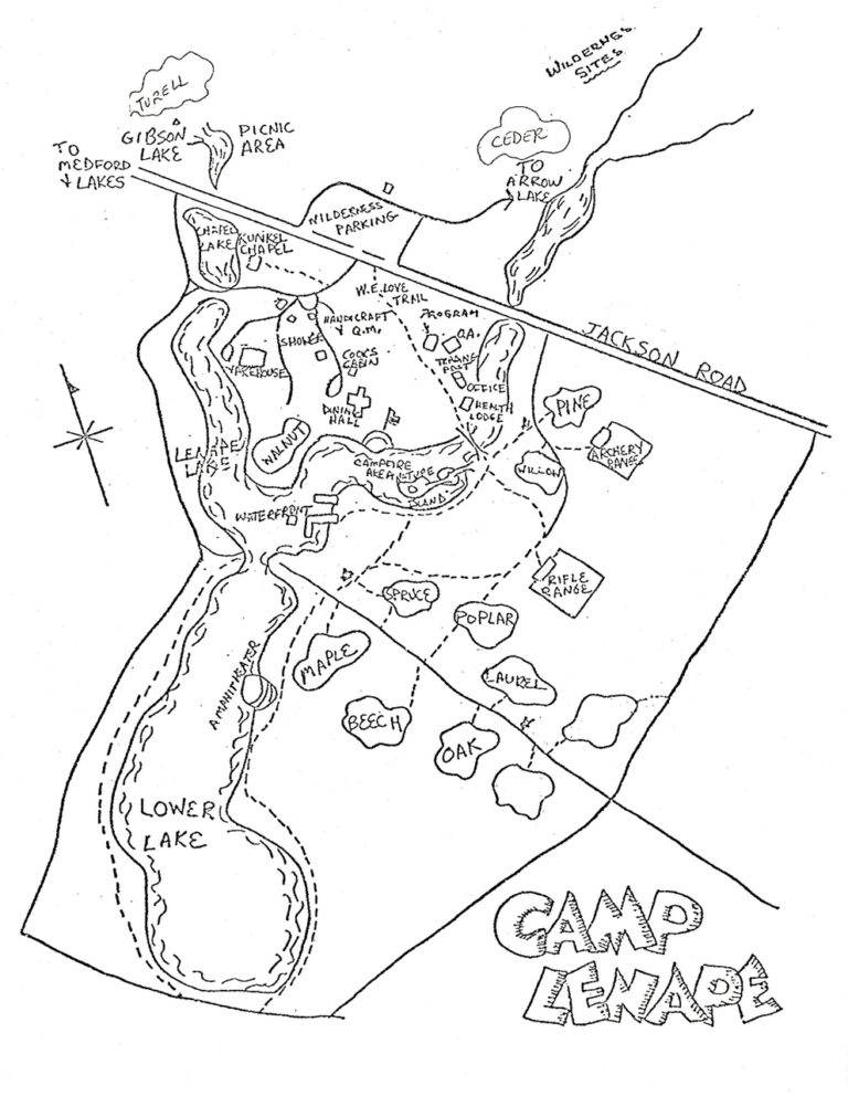 Our New Year’s Eve Surprise – a map of Camp Lenape – Historical Society ...