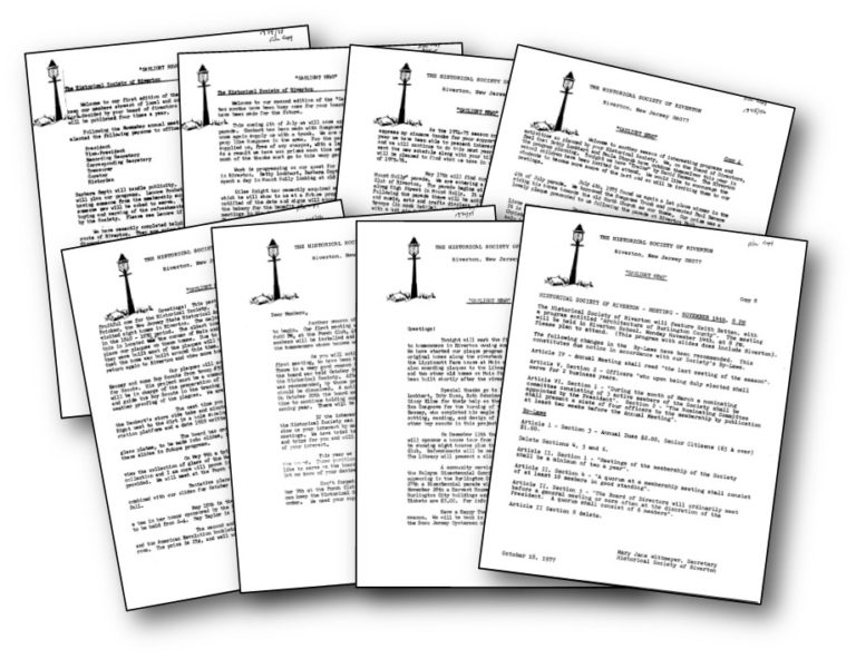 Old newsletters reveal early work of the Historical Society that almost ...