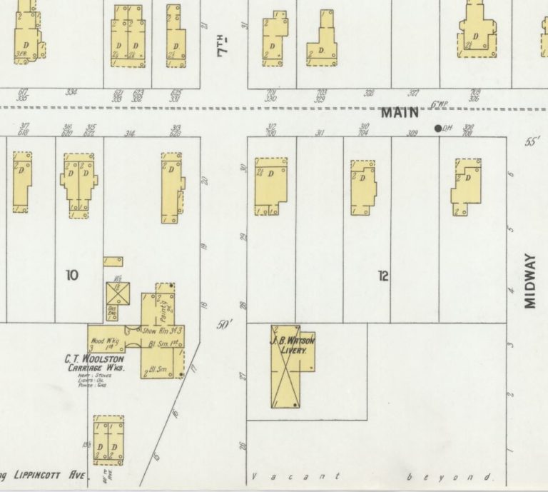 Woolston Carriage Works, Sanborn Ins Map, 1900, sheet 1 – Historical ...